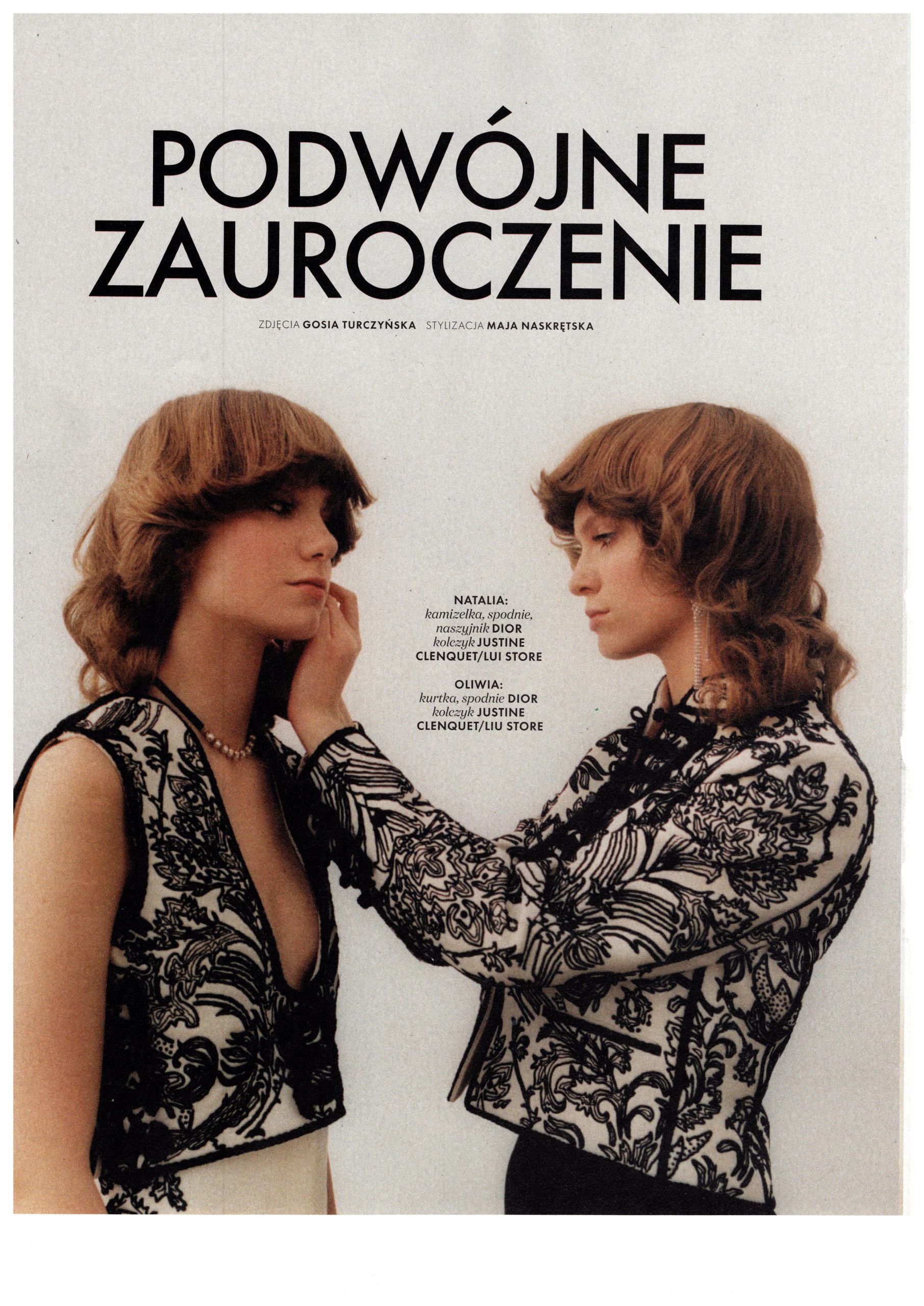 OLIWIA & NATALIA Dziadul for |ELLE Polska “Podwójne Zauroczenie ...